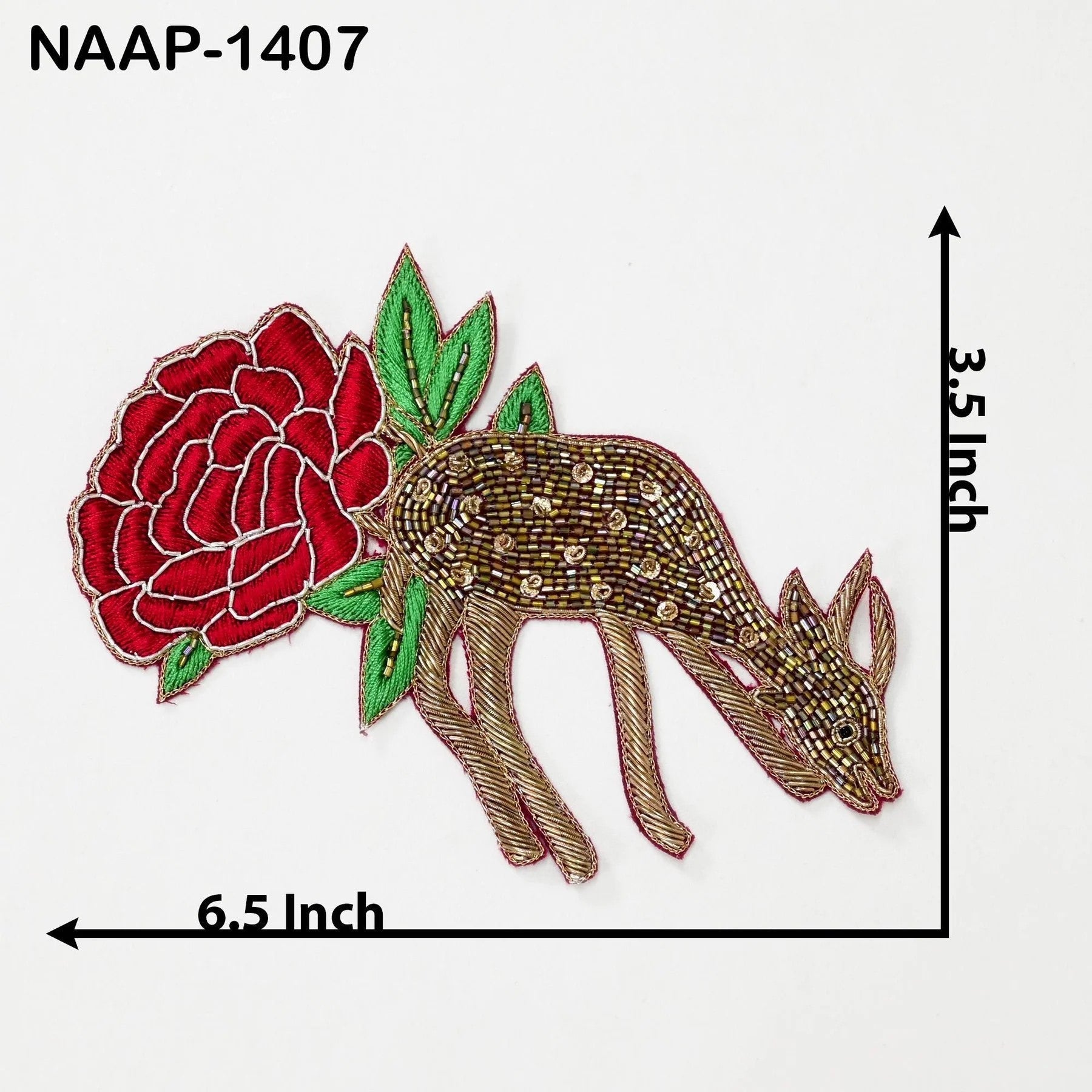 Buy in Bulk Handwork Beaded Embroidery Patches for Clothing ...