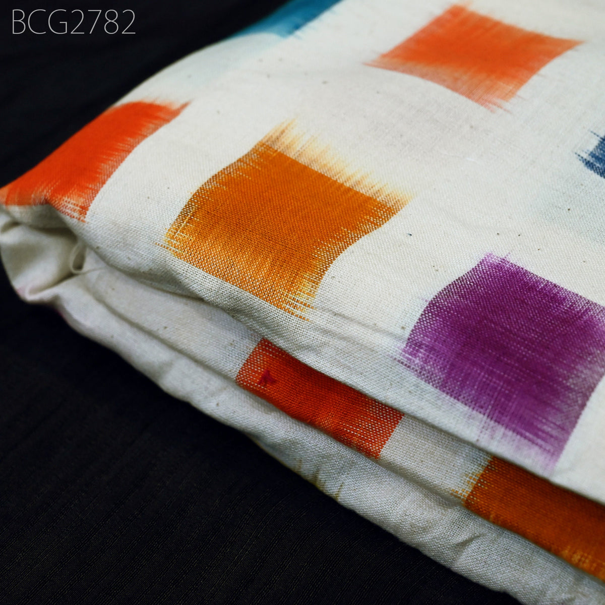 Handloom Indian Ikat Cotton Fabric By the Yard Handwoven Yarn Dyed Kid ...