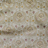 Ivory Embroidered Fabric by the yard Sewing DIY Crafting Indian Embroi ...