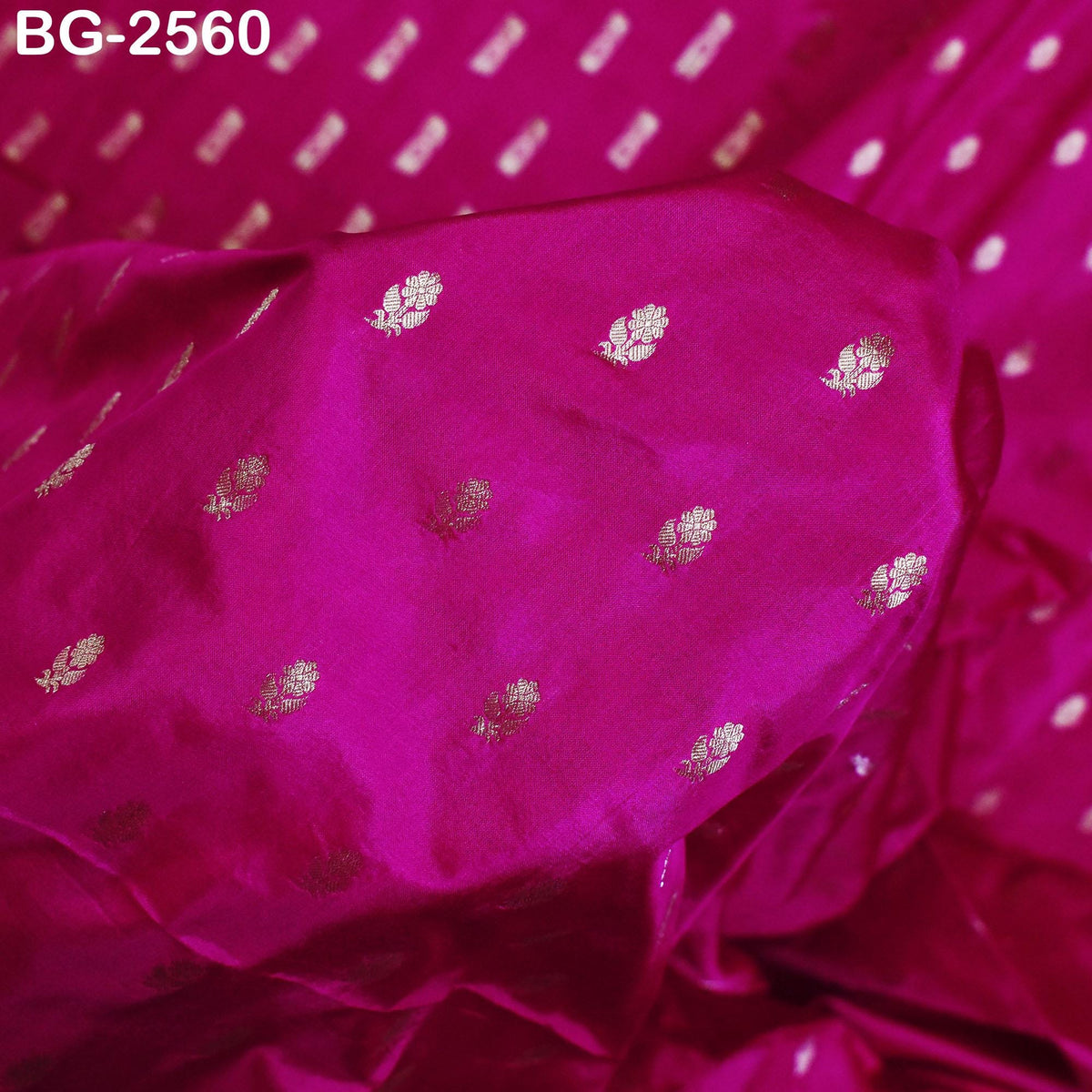 70gsm Pure Mysore Silk Fabric by The Yard Brocade Zari Indian Wedding ...
