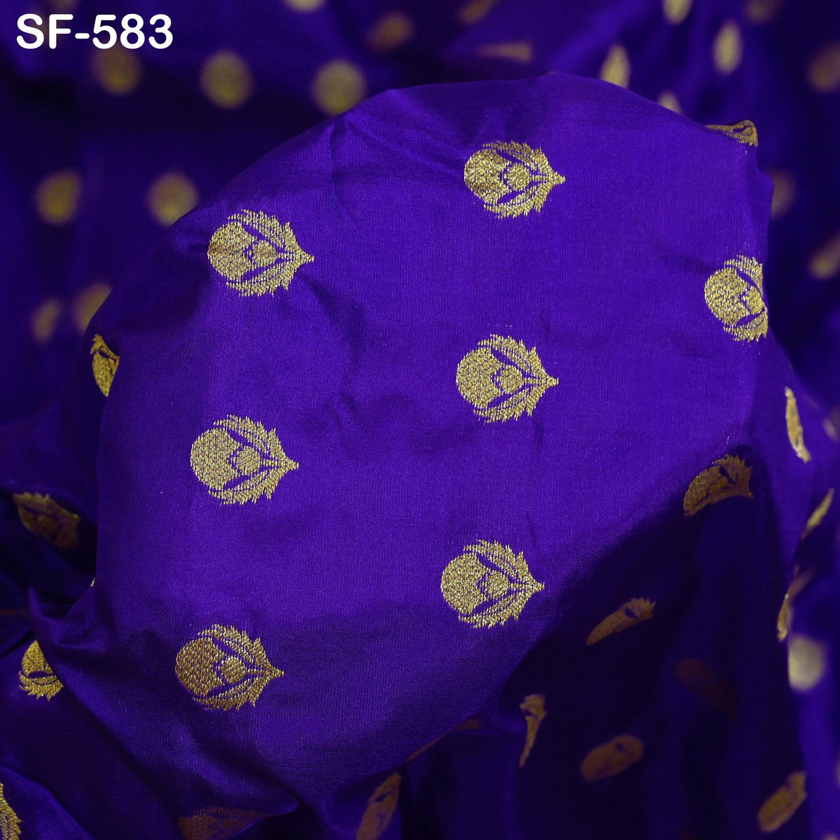 70gsm Pure Mysore Silk Fabric by The Yard Brocade Zari Indian Wedding ...